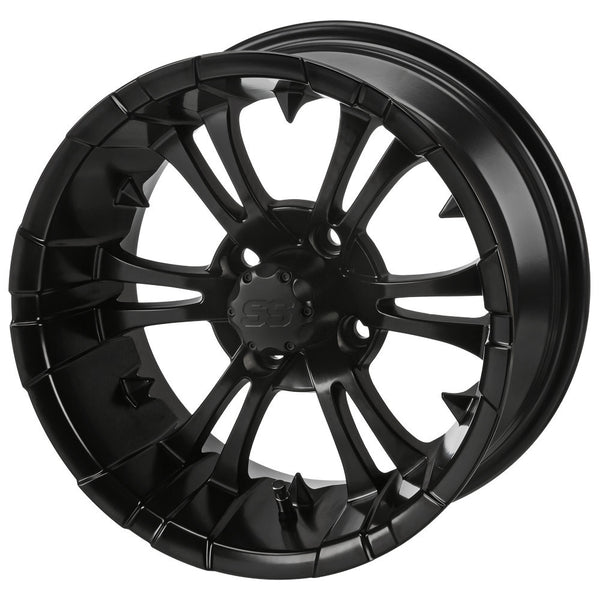 14" Python Matte Black Lifted Tire & Wheel Combo – golfcartranch